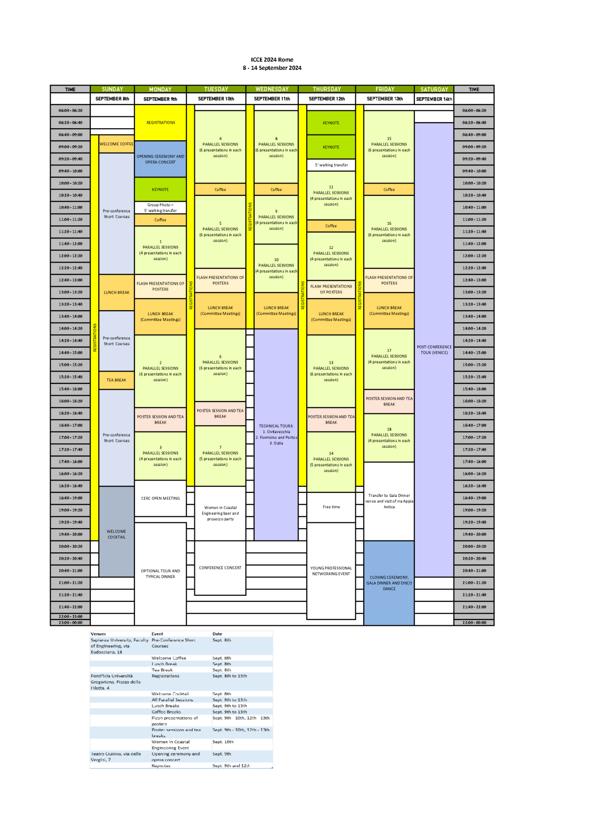 Program at a glance - ICCE 2024